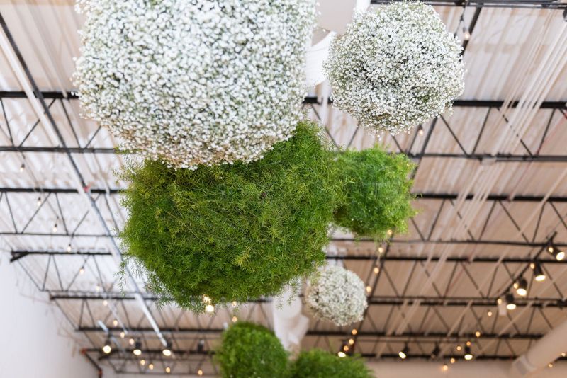 Stunning White Floral & Greenery Wedding in an Atlanta Industrial Venue ...